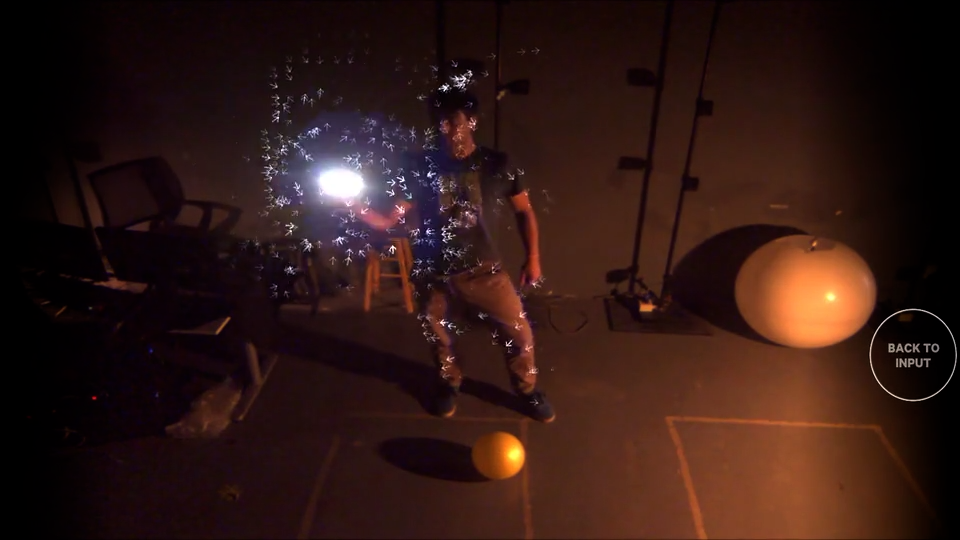 Interactivity with Smartphone Flashlight – Moment Factory