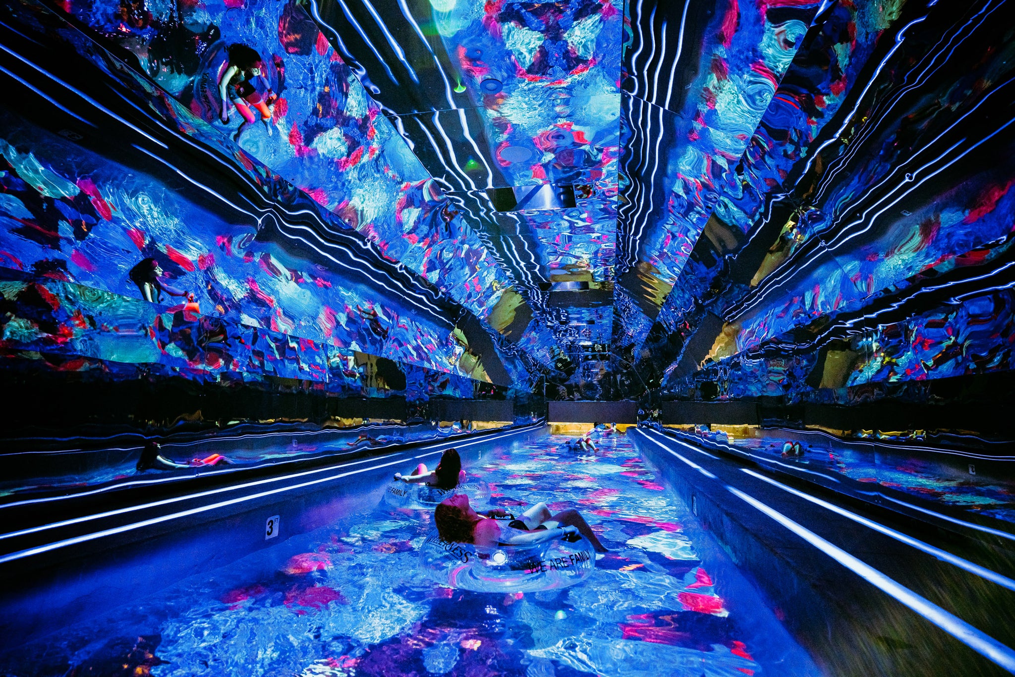 Kaleidoscope Kavern Lazy River | Moment Factory