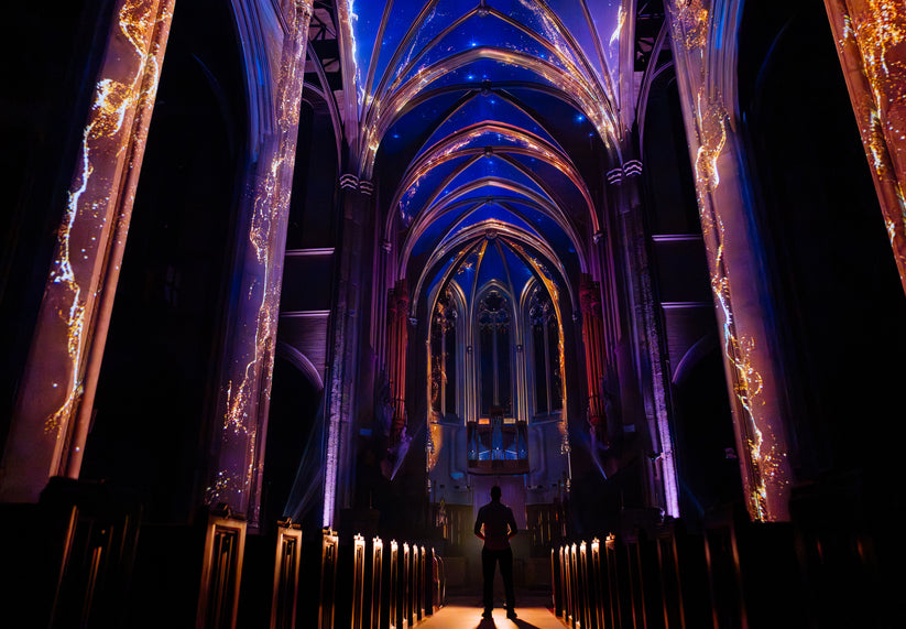 AURA Grace Cathedral – Moment Factory